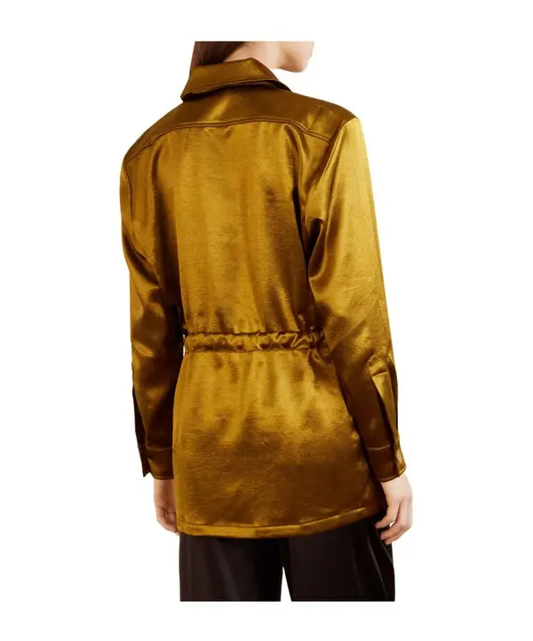 Giuliva Heritage Drawstring Satin Jacket
