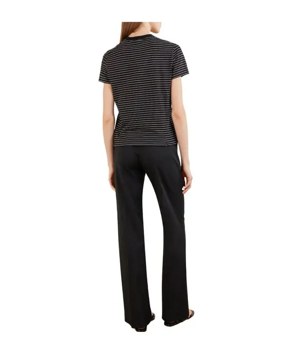 KALLMEYER Kenzie Striped Cotton-jersey T-shirt