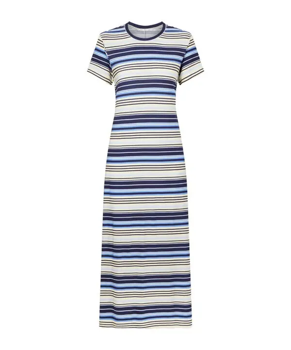 Proenza Schouler Striped Jersey Maxi Dress