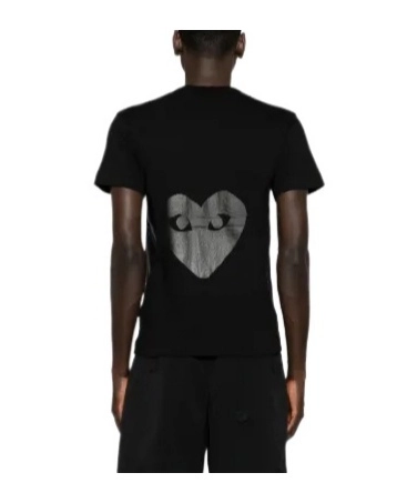 Play Comme Des Garcon Logo-print Cotton T-shirt