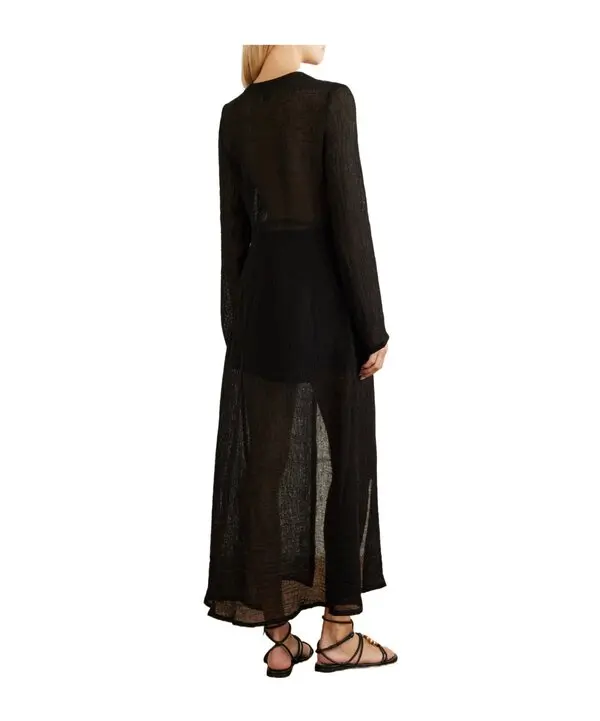Le Kasha Linen Maxi Dress