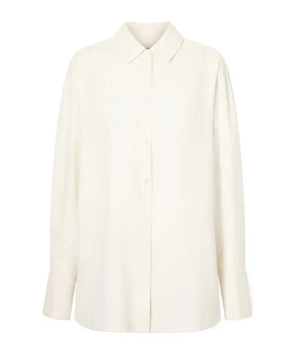 KALLMEYER Mollie Sequin-embellished Striped Twill Shirt