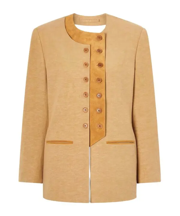 Giuliva Heritage Linen-blend Blazer