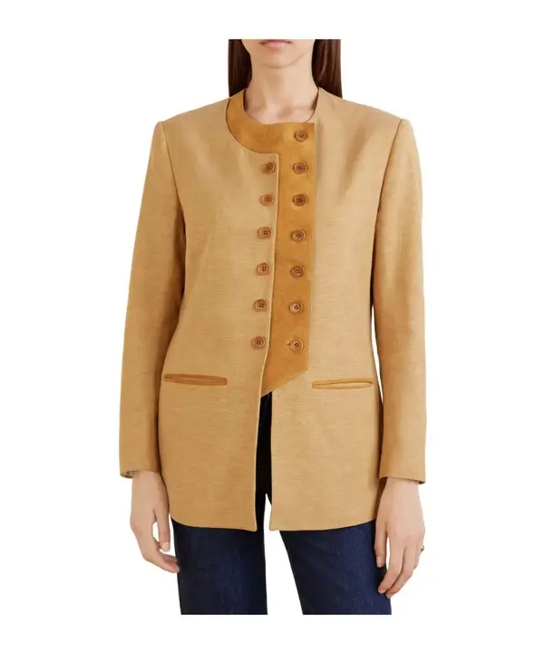 Giuliva Heritage Linen-blend Blazer
