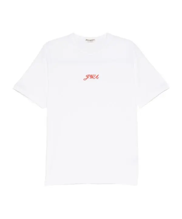 J.W.ANDERSON Jw Anderson Logo Embroidered Crewneck T-shirt