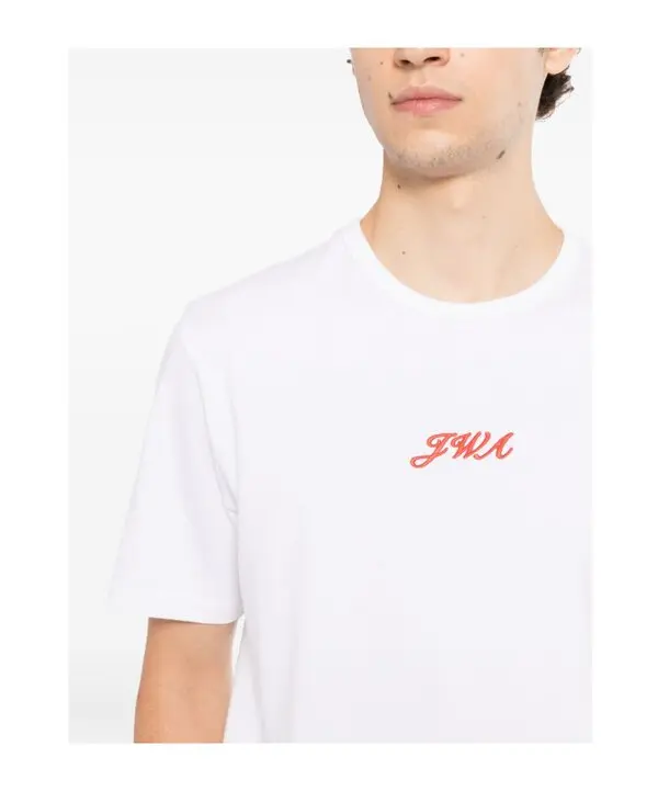 J.W.ANDERSON Jw Anderson Logo Embroidered Crewneck T-shirt