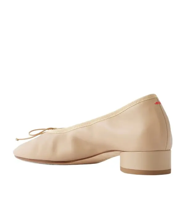 AeydĒ Bow-detail Leather Pumps