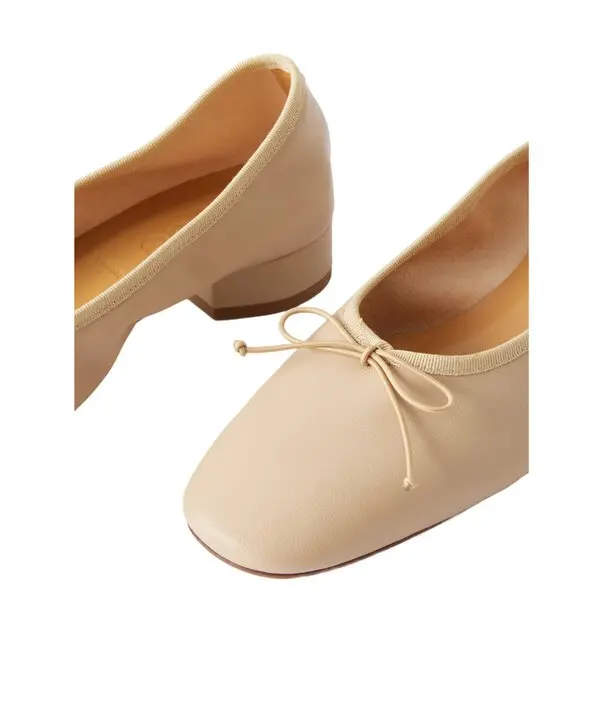 AeydĒ Bow-detail Leather Pumps