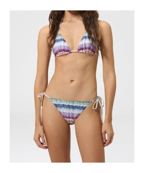 Missoni Zigzag-knit Tassel-detail Bikini