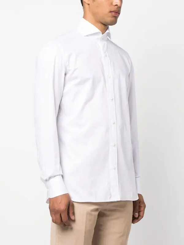 LUIGI BORRELLI Long-sleeved Lapel Shirt
