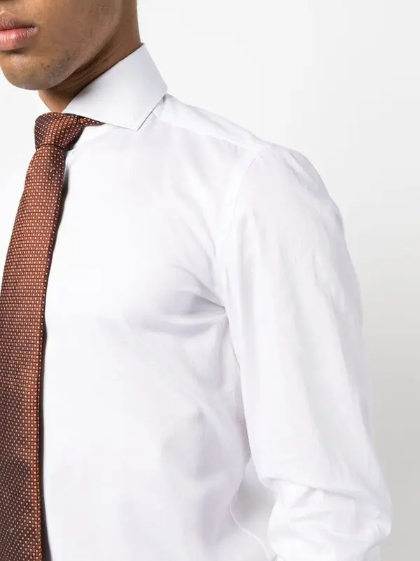 LUIGI BORRELLI Long-sleeved Lapel Shirt
