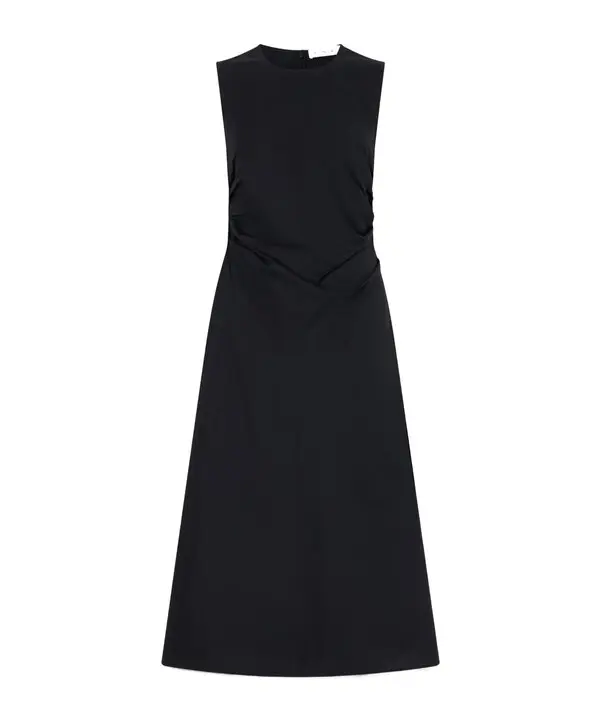 Proenza Schouler Anoushka Ruched Cotton-blend Poplin Midi Dress