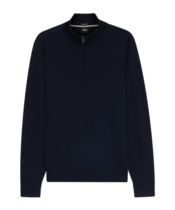 Hugo Boss Fine Knit Quarter-zip Pullover