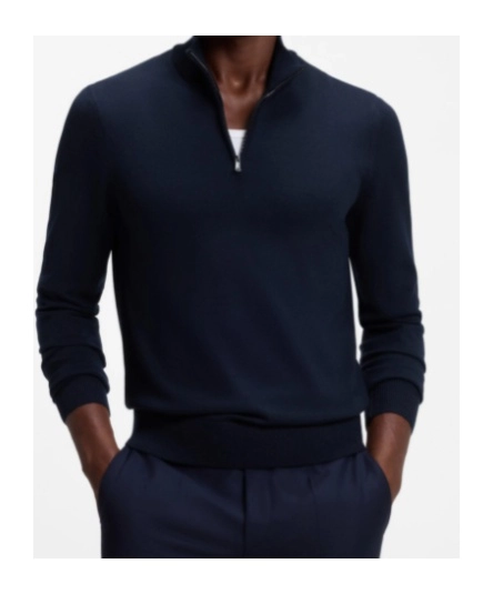 Hugo Boss Fine Knit Quarter-zip Pullover