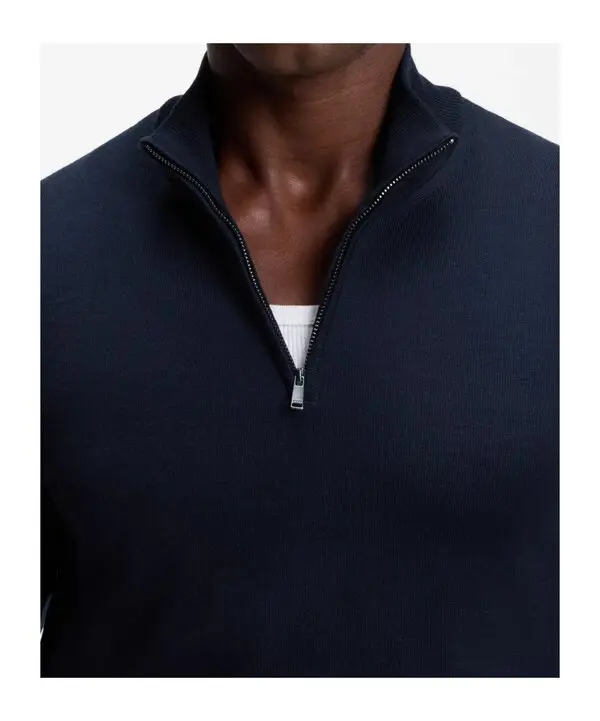 Hugo Boss Fine Knit Quarter-zip Pullover