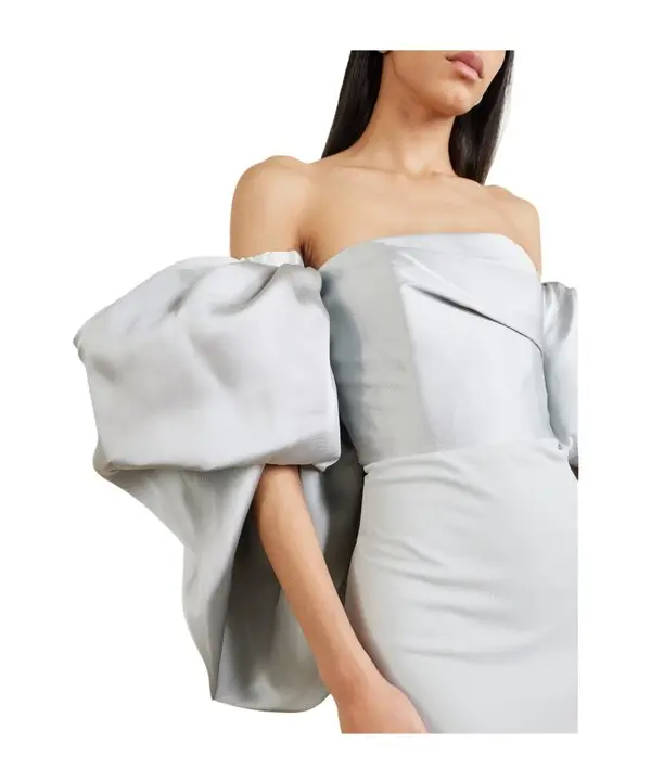 Solace Floris Draped Maxi Dress