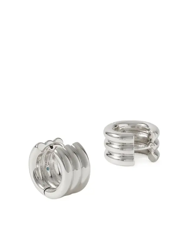 Assouline Triple Tube Huggie Earrings