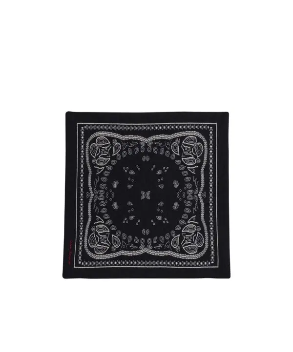 Giada Benincasa Soho Paisley-print Embroidered Scarf - Navy