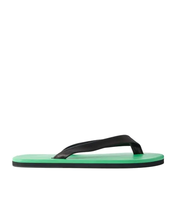 Auralee Leather Flip Flops