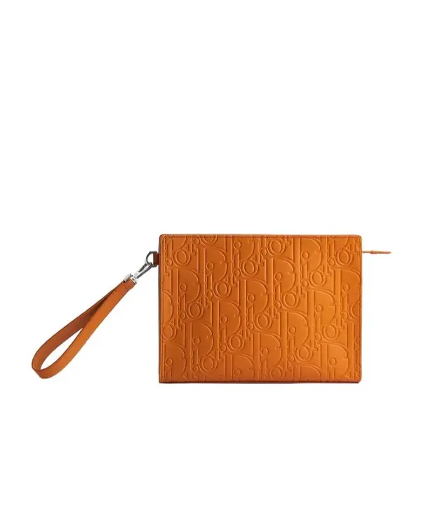 Dior A5 Triangle Pouch - Orange