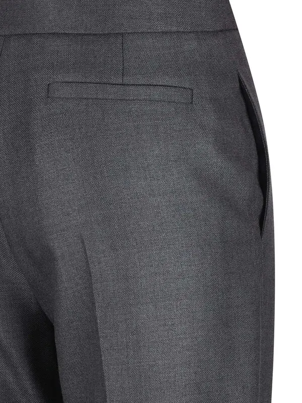 Valentino Garavani Pleated Straight Leg Pants