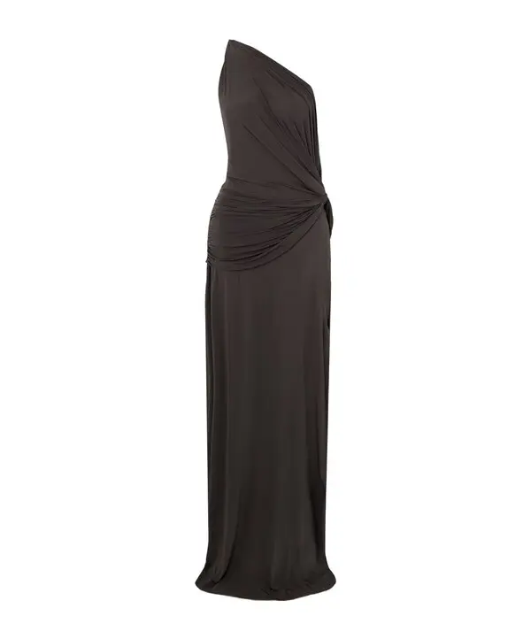 Alex Perry Simple One-shoulder Maxi Dress