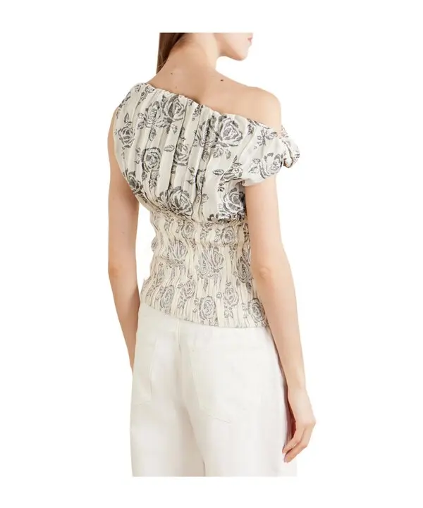 KALLMEYER Floral-brocade Top