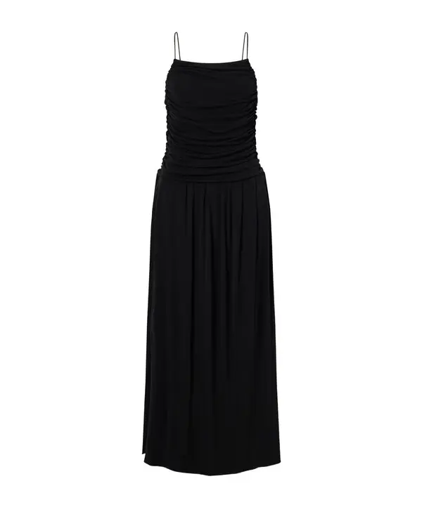 KALLMEYER Reese Gathered Jersey Midi Dress