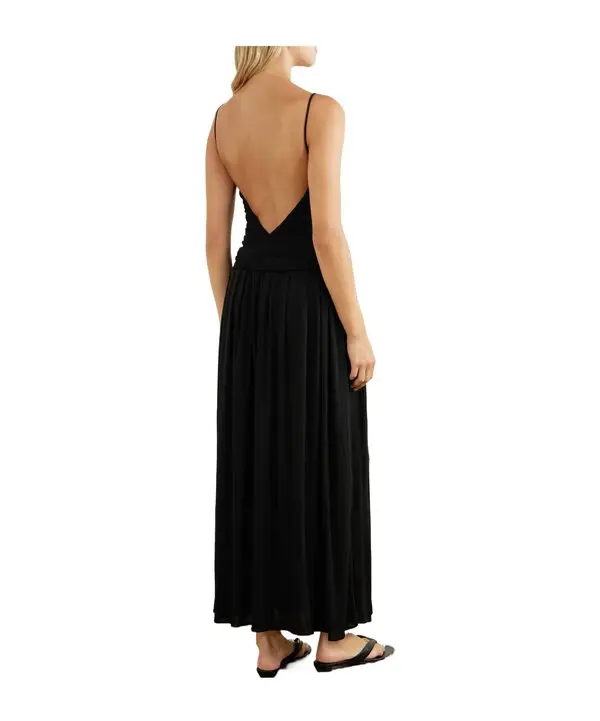 KALLMEYER Reese Gathered Jersey Midi Dress