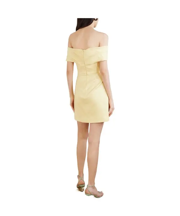 Rebecca Vallance Mandy Off-shoulder Mini Dress
