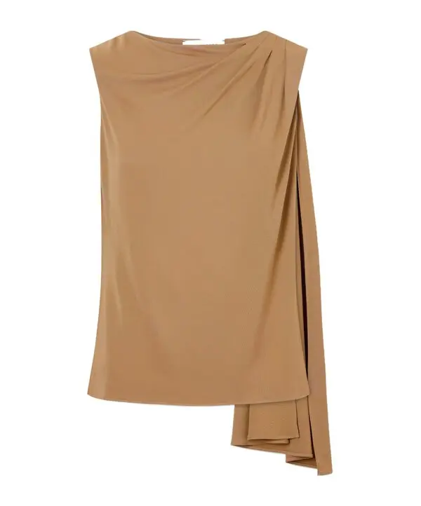 KALLMEYER Floriana Draped Jersey Blouse - No