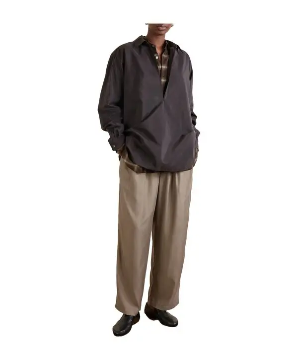 SSSTEIN Skipper Silk-blend Shirt