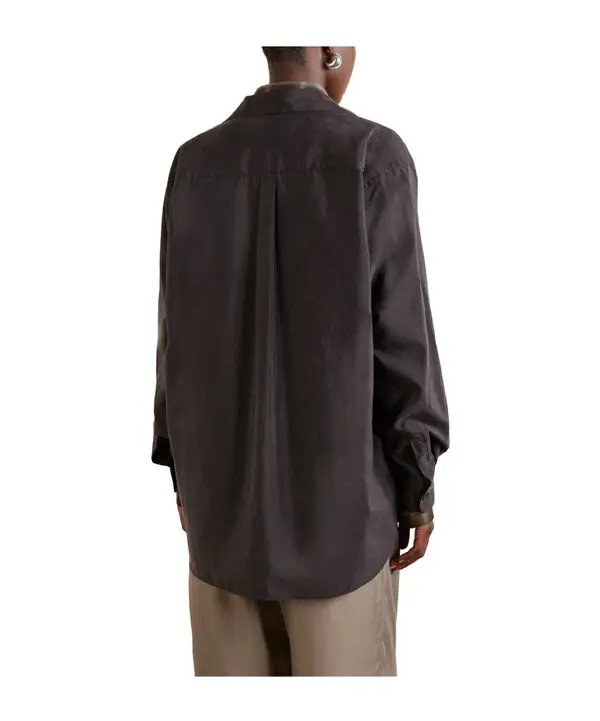SSSTEIN Skipper Silk-blend Shirt