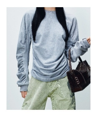 J.W.ANDERSON Ruched Sleeve Sweatshirt