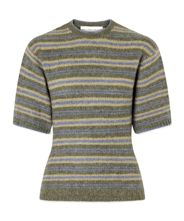 Proenza Schouler Striped Wool-blend Sweatshirt