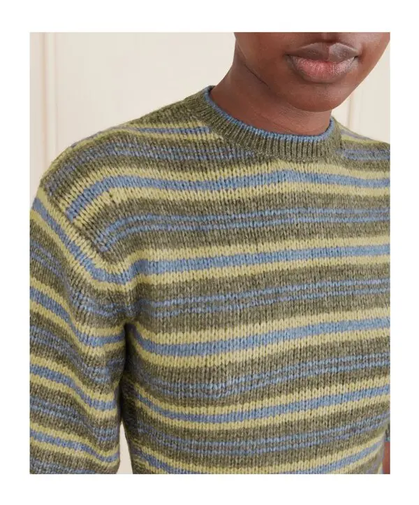 Proenza Schouler Striped Wool-blend Sweatshirt