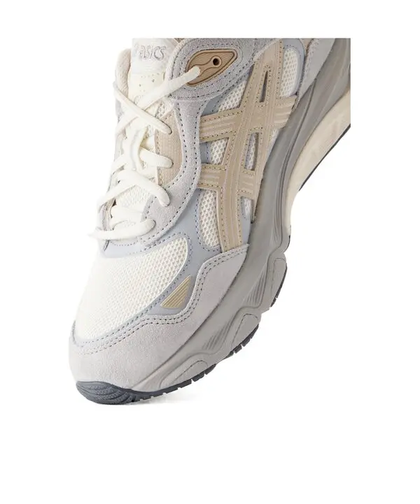 Asics Suede-trimmed Lace-up Mesh Sneakers