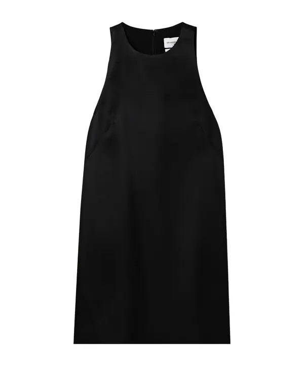Brandon Maxwell Wool And Silk-blend Mini Dress