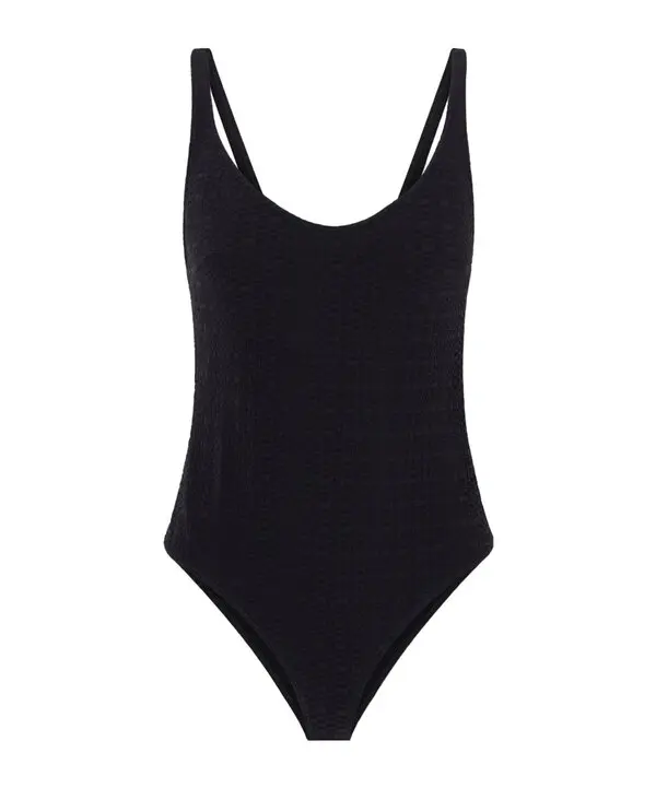 Lisa Marie Fernandez Stretch-seersucker Swimsuit