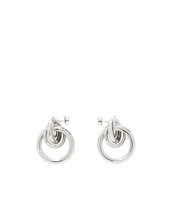 JUSTINE CLENQUET Layered Hoop Earrings - No