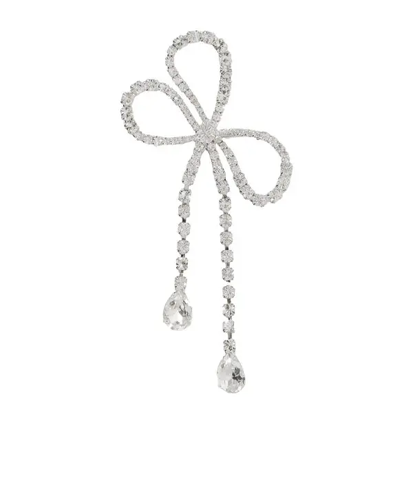 JENNIFER BEHR Rhodium-plated Crystal Brooch