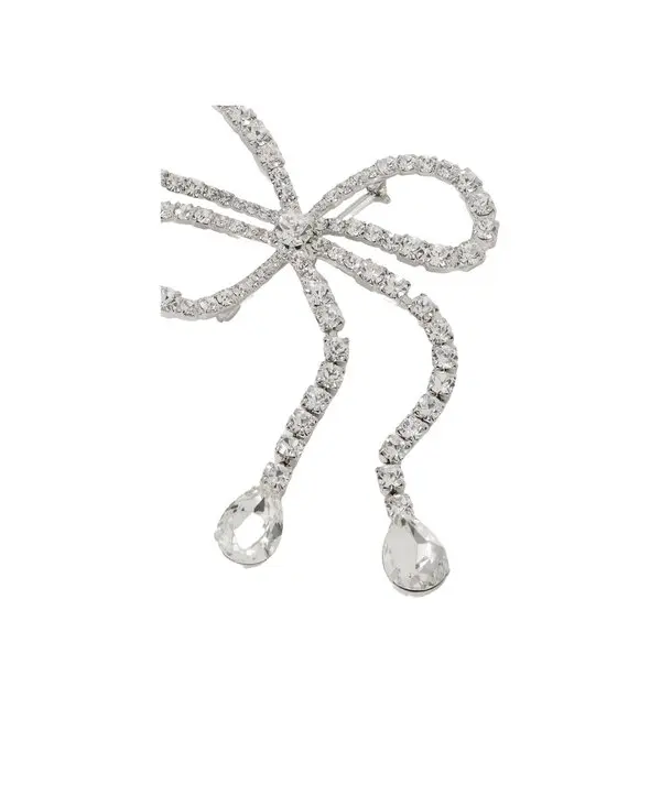 JENNIFER BEHR Rhodium-plated Crystal Brooch