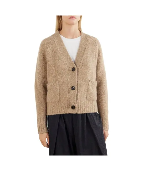 ALLUDE V-neck Cashmere Cardigan