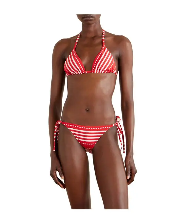 LEMLEM Striped Triangle Bikini