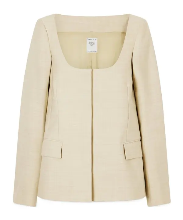 Calvin Klein Camille Wool-twill Jacket - No