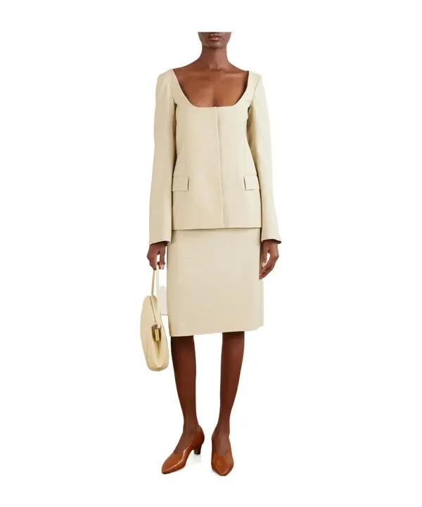 Calvin Klein Camille Wool-twill Jacket - No