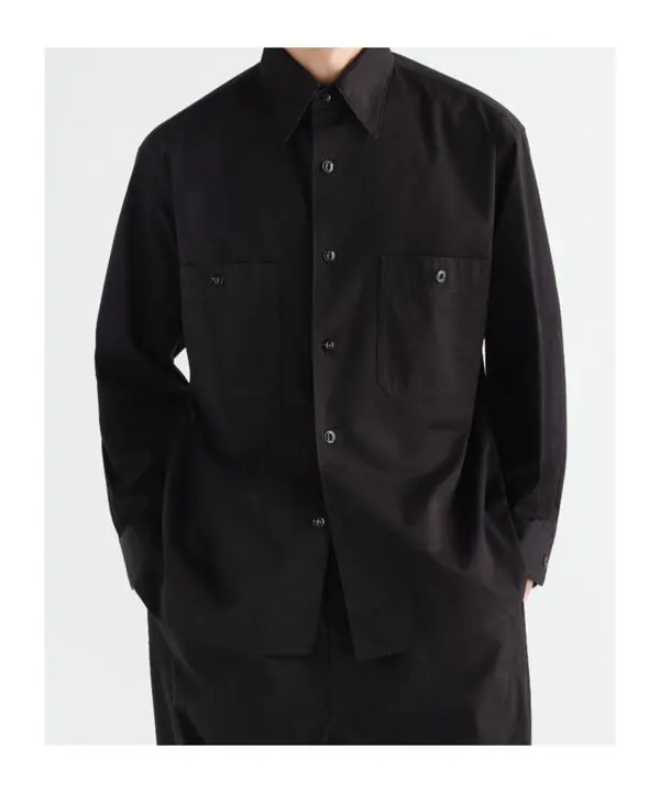 LEMAIRE Two-pocket Shirt In Light Cotton Twill