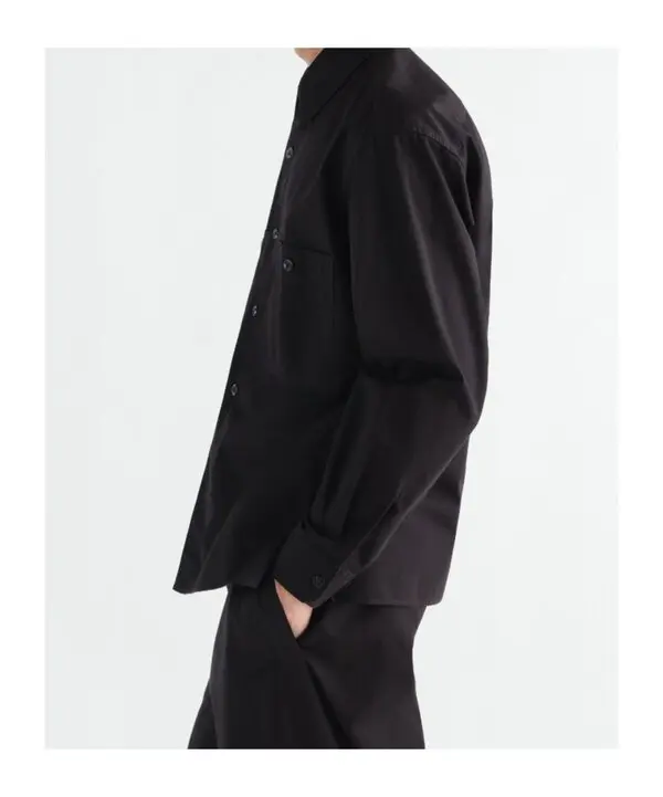 LEMAIRE Two-pocket Shirt In Light Cotton Twill
