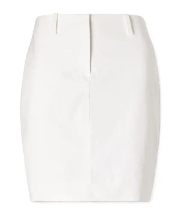 Brandon Maxwell Rhea Cotton-jersey Mini Skirt