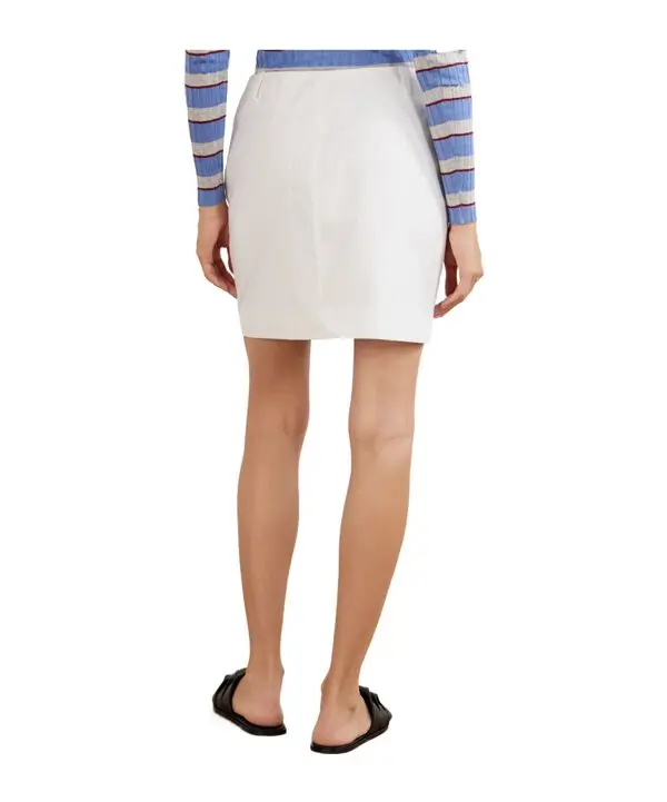 Brandon Maxwell Rhea Cotton-jersey Mini Skirt
